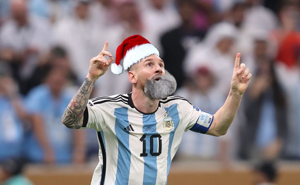 Lionel Messi es comparado con Santa Claus en Argentina - JuanFutbol