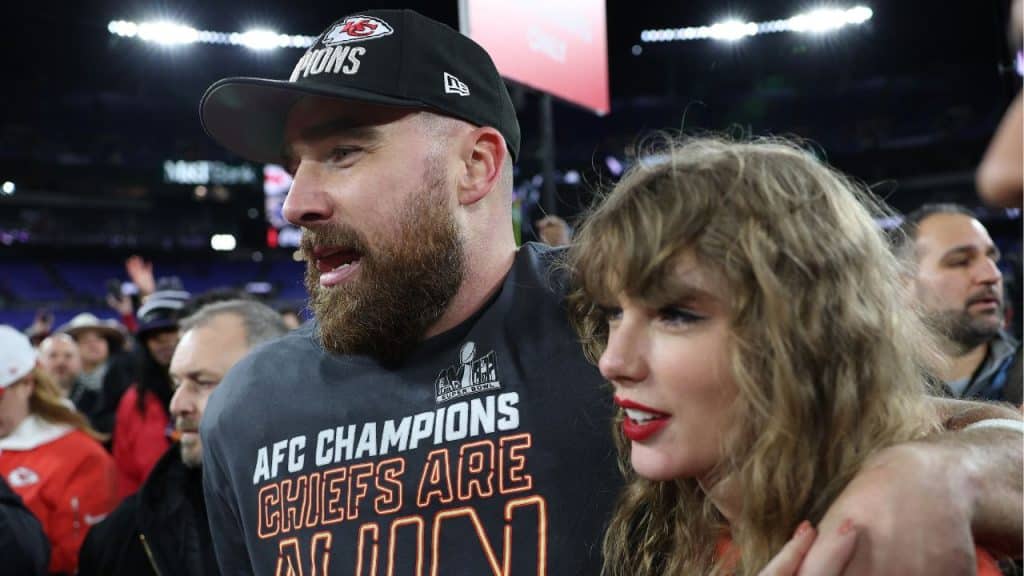 Taylor Swift felicita a Travis Kelce por su récord en la NFL - Juanfutbol