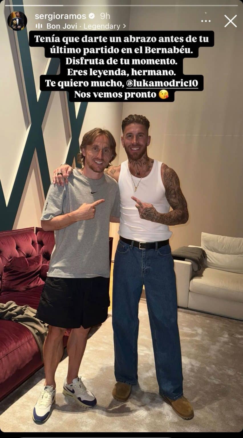 Sergio Ramos da pista de llegada de Luka Modrić a Rayados - Juanfutbol