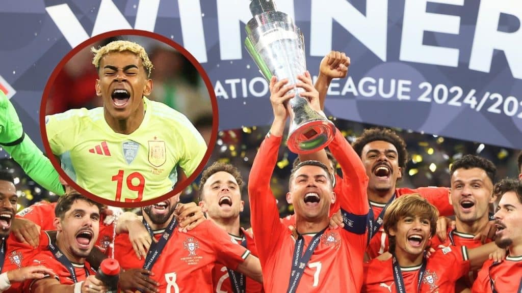 CR7 gana UEFA Nations League y memes se burlan de Yamal- Juanfutbol